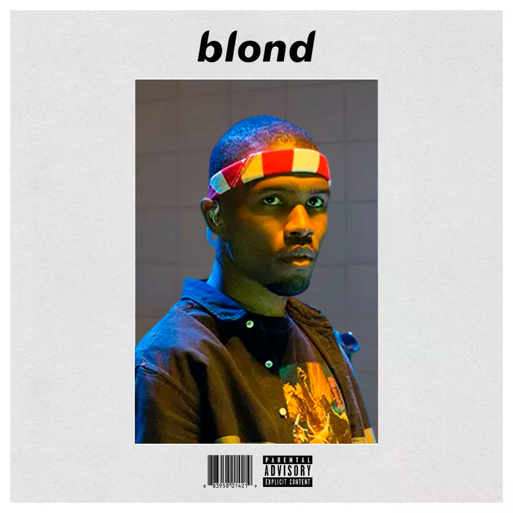 BLONDE album cover generator